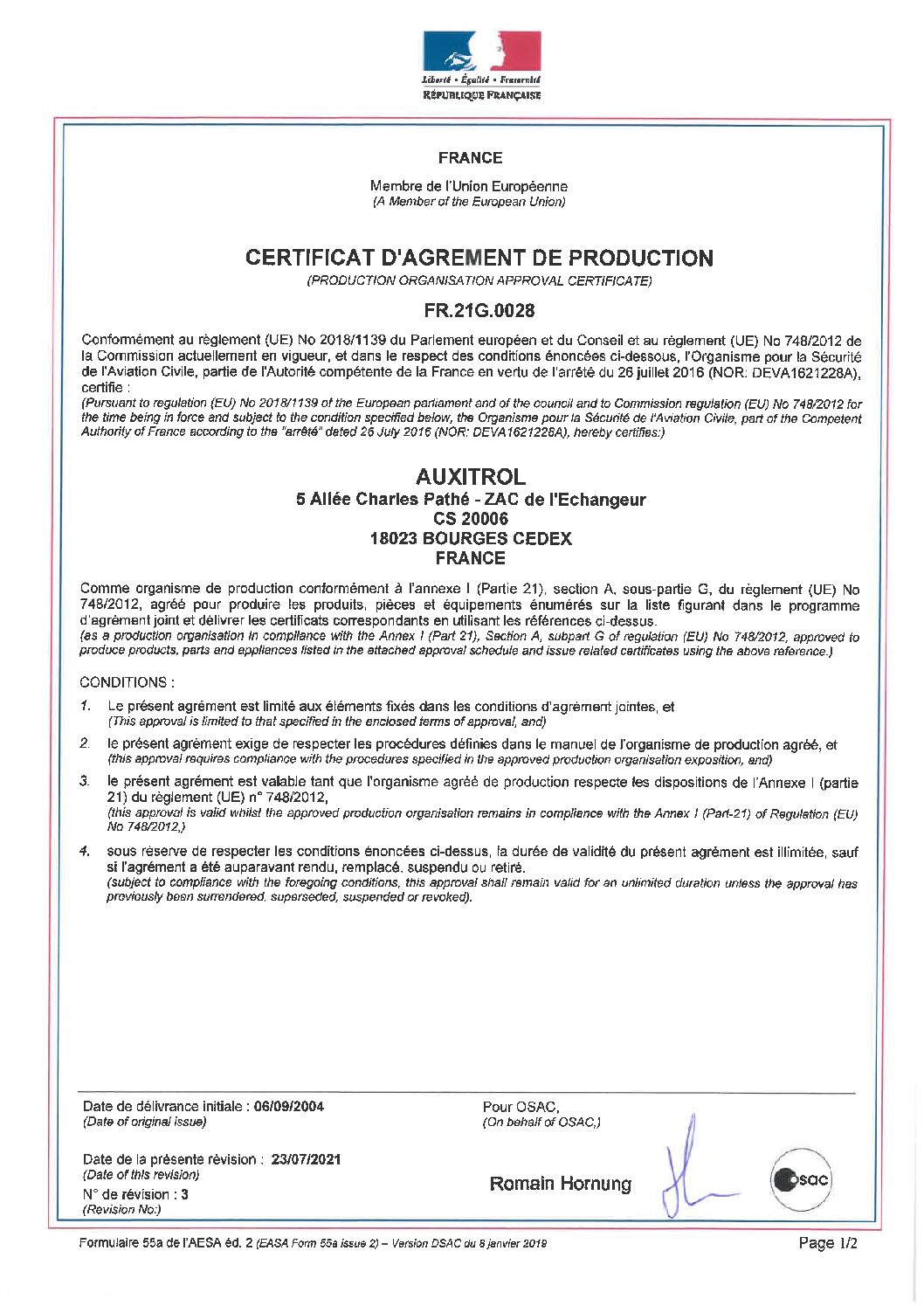 Quality - Auxitrol Weston